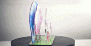 Yandere Chan Acrylic Figure Full Background Set Double Sided ...